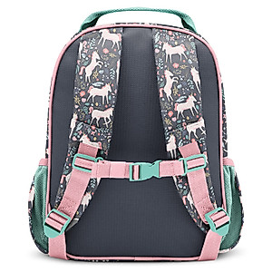 Simple Modern Toddler Mini Backpack for Kids Boys Girls | Preschool Small Backpack | Fletcher Collection | Toddler - Mini (14" tall) | Unicorn Fields