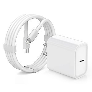 iPhone Charger [Apple MFi Certified] Apple Block USB C Fast Wall Plug with 3FT USB C to Lightning Cable for iPhone 13/14/14 Plus/14 Pro Max/12/12 Pro/Pro Max/11/Air pods Pro/iPad Air 3/Mini 4 (White)