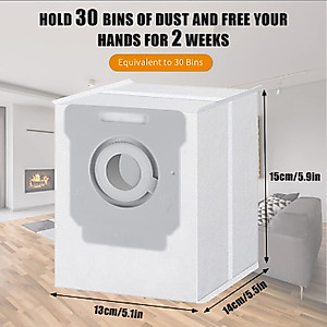 10 Pack Vacuum Bags Replacement parts for irobot Roomba, Compatible with All Roomba i & s & j Seriem Vacuum Cleaner, Clean Base i1 i1+ i3 i3+ i4 i4+ i6 i6+ i7 i7+ j7 j7+ i8 i8+ S9 S9+ Automatic Dirt