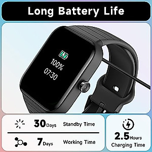 VRPEFIT Smart Watch for Men Women, Bluetooth 5.3 Calling Alexa Built in, 1.8" Activity Fitness Tracker for iPhone Android Phones, Heart Rate Blood Oxygen(SPO2) Sleep Monitor, IP68 Waterproof