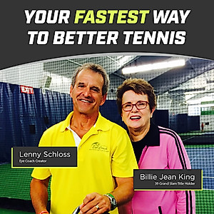 BILLIE JEAN KING'S Eye Coach Replacement Tennis Ball for Tennis Practice Trainer