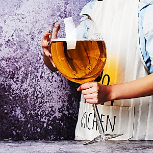 YUANXIN Giant Wine Glass Huge Stemware Creative Oversized Goblet Extra Large Champagne Glasses Beer Mug Red Wine Glasses（3200m）