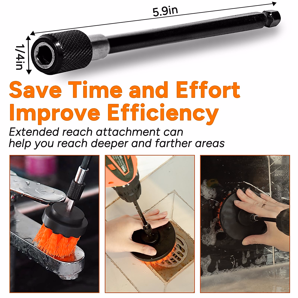 MateAuto Drill Brush Set, 20PCS Car Detailing Kit, Auto Detailing Supplies with Detailing Brush Set, Cleaning Gel for Car Wheel Brush, for Vehicles Interior and Exterior