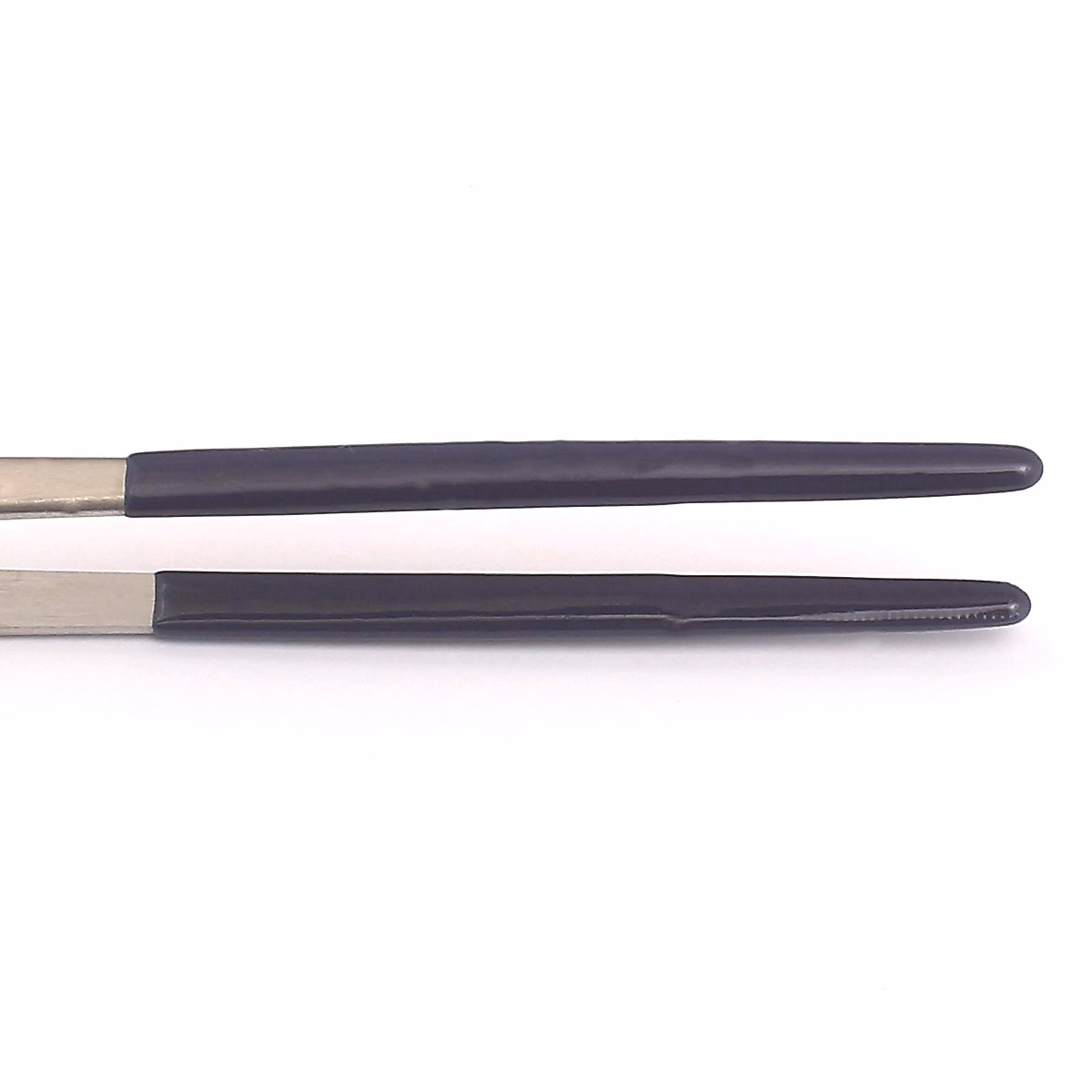 DDP 12" 'LONG TWEEZERS, NON MARRING PLASTIC COATED FOR RETRIEVING FROM ULTRASONIC AND STEAM CLEANERS