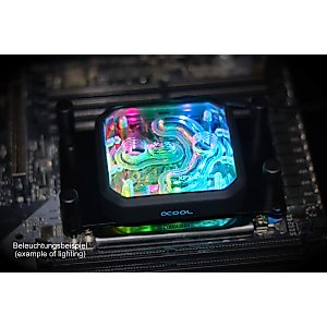 Alphacool 12942 Aurora XPX Digital RGB Frame - Black Modding Flexlights