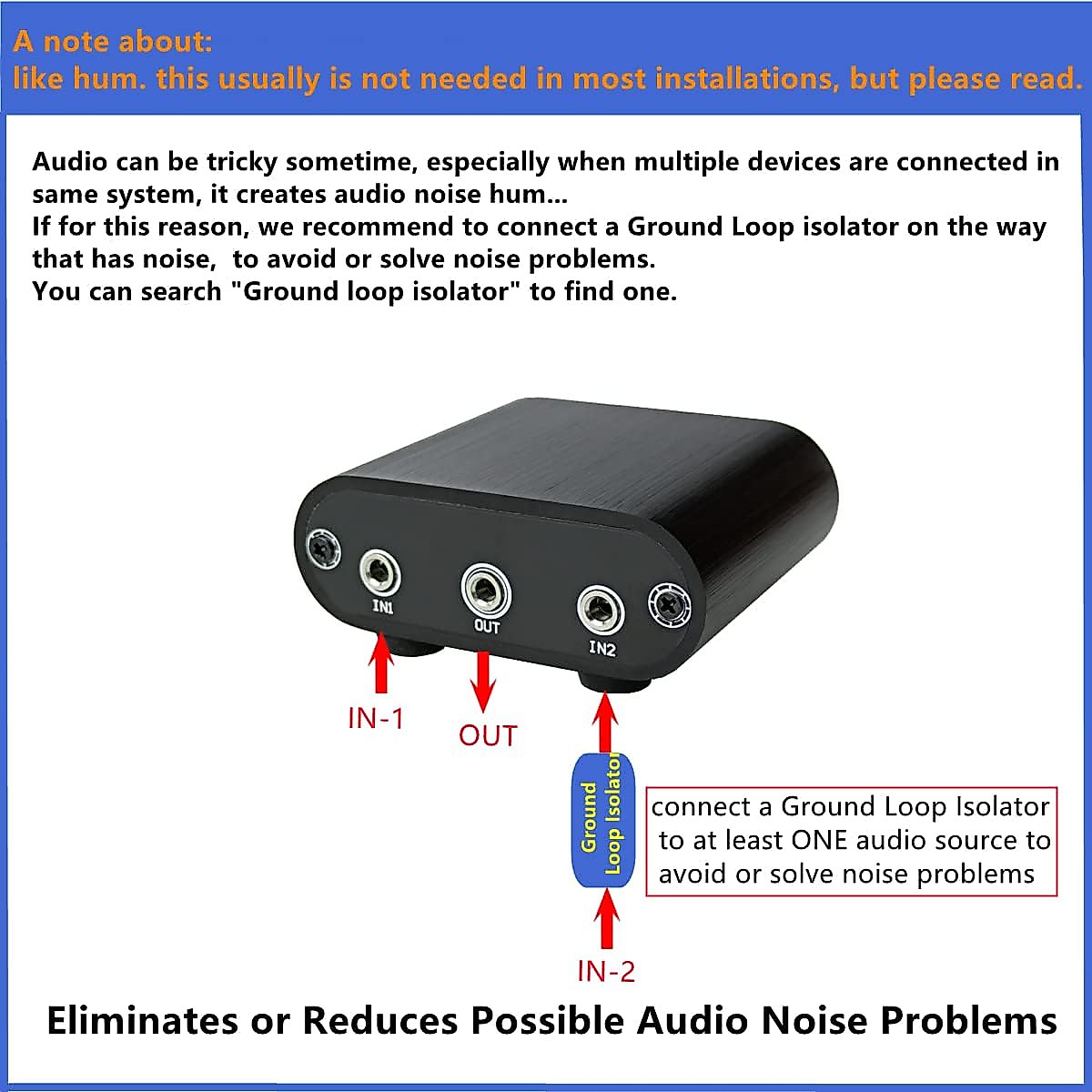 M1 2 in 1 Out 3.5mm Stereo Audio Switch aux switcher Speaker selector Splitter Box