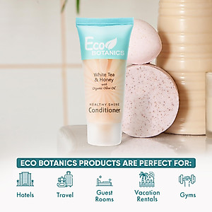 Eco Botanics Travel-Size Hotel Conditioner, 0.85 oz. (Case of 20)