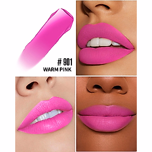 HANLADY Pink Lipstick Matte, Bright Pink Liquid Lipstick Long Lasting for Women, Smudgeproof Lipsticks Color Stay Lip Stain No Transfer No Smear, Vegan & Cruelty-Free (901 Cool Pink)