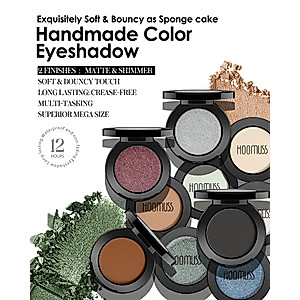 HOOMUSS Nude Naked Eyeshadow Matte Handmade Eye Sahdow Pressed Powder Palette, High Pigmented & Long Lasting, Intense Color Nude Bold Eyes (Nude)