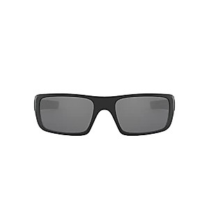 Oakley Crankshaft Sunglasses Black Frame, Black Iridium Polarized Lenses, 60MM