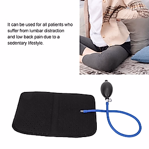 Electric Heating pad for Back/Shoulder/Neck/Knee/Leg Pain Relief,Inflatable Lumbar Support Cushion Electric Self Heating Pad for Back Pain Relief Waist Protection