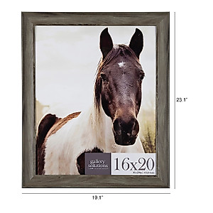 Gallery Solutions 16x20 Greywash Large Wall Frame