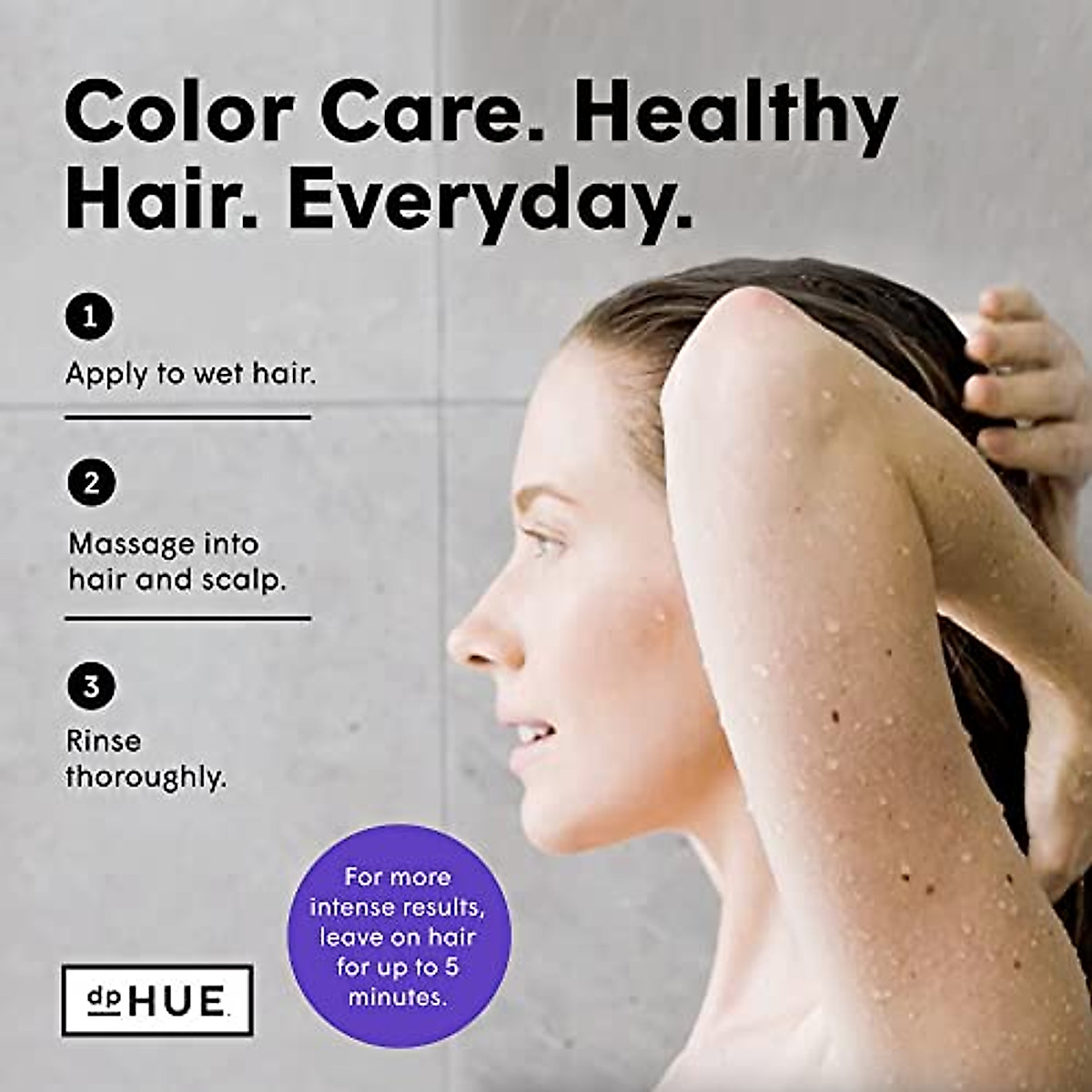 dpHUE Cool Blonde Shampoo, 8.5 oz - Purple Shampoo for Color-Treated Hair - Blonde Toner - Neutralize Unwanted Yellow, Brassy Hair Tones - Moisturizing Shampoo for Soft, Shiny Hair