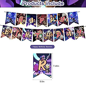 The Owl House Birthday Party Decorations,The owl House Theme Party Supplies for Kids Adults with Happy Birthday Banner Cake Topper Cupcake Toppers Balloons for owl House theme