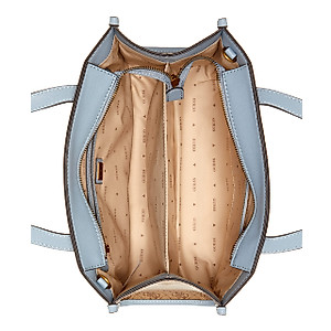 GUESS Silvana Small Tote, Latte Logo/Slate