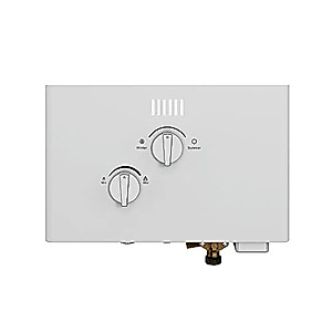 MAREY GA10FLP 2.64 GPM, 68,240 BTU's LP Gas Flow activated Gas Tankless Water Heater, White