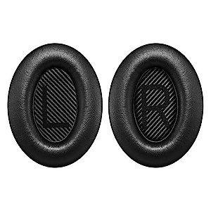 Replacement Ear Pads for Bose QC35, Ear Cushion Kits with Memory Form Compatible with QuietComfort 35 Headphones(1Pair Black)