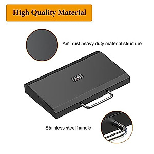 Hinged Lid for Blackstone 28 Inch Griddle Grill,Griddle Hard Cover Hood-BBQ Accessories for Blackstone 28"
