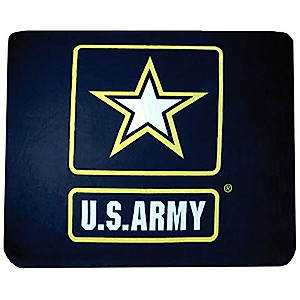 United States U.S. Army Star Black 50x60 Inch 50"x60" Throw Blanket Super Soft Plush Fleece