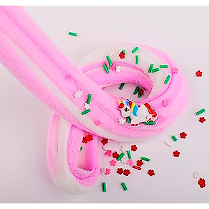 8 Pack Cloud Slime,Mini Slime Kits with Lemon,Strawberries,Carrot,Pear Stress Relief Toy for Kids Education, Party Favor, Best Birthday Gift