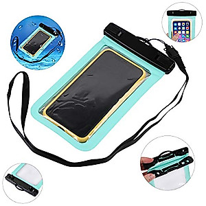 Harapu Universal Waterproof Phone Pouch Case Compatible for iPhone 13 12 11 Pro Max XS MAX XR X 8, Galaxy S21 S20 S11 S10 S8 S8+, Most Phone up to 6.5" Diagonal, Green
