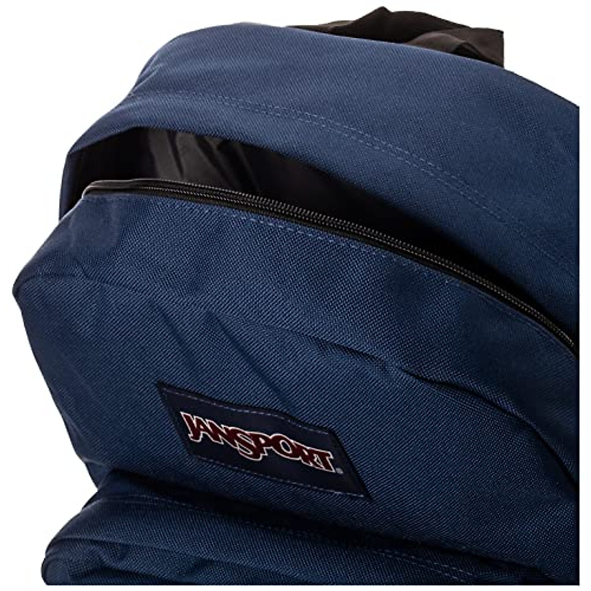 JanSport Right Pack Backpack - Travel, Work, or Laptop Bookbag with Leather Bottom, Navy