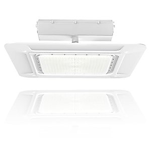 180W LED Canopy Gas Station Light, 5700K Surface Mount LED Carport Ceiling Light (700W HID/HPS Replacement) 25200LM Commercial Canopy Ceiling Lighting, IP65 Waterproof 120-277V DLC UL Listed