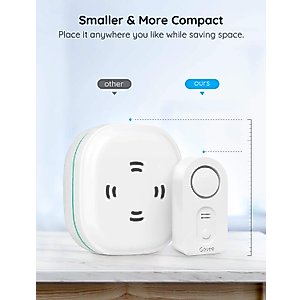 Govee Water Detectors 5 Pack, 100dB Adjustable Audio Alarm Sensor Bundle with Govee WiFi Water Sensor, 100dB Adjustable Audio Alarm