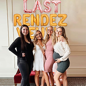 kreat4joy Wine Bachelorette Party Decorations, Last Rendez Veuve Decorations, Veuve Bachelorette Party Foil Balloons, Diamond Champagne Foil Balloon for Engagement Bride Shower