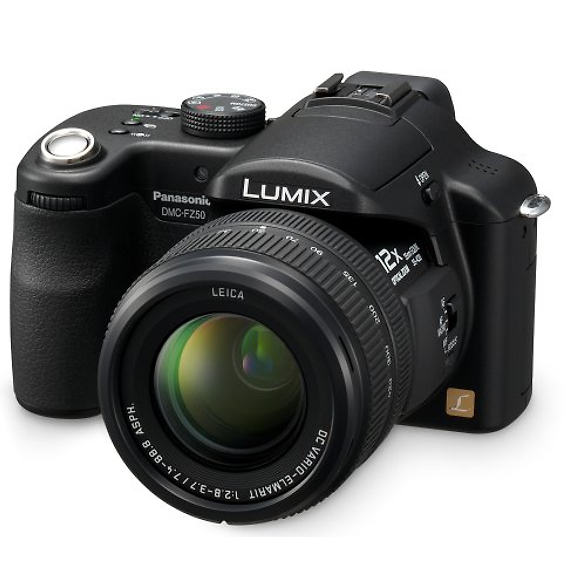 Panasonic DMC-FZ50 10.1MP Digital Camera with 12x Optical Image Stabilized Zoom (Black)