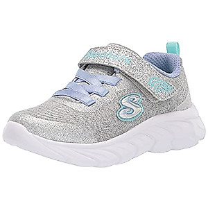 Skechers baby girls 302480n Sneaker, Light Grey, 9 Toddler US