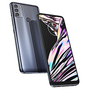 Moto G50 (64GB, 4GB) 6.5" Dual SIM GSM Unlocked 4G LTE, International Model XT2137-1 (Steel Grey)