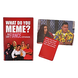 WHAT DO YOU MEME? 90 Day Fiancé Expansion Pack – Designed to be Added to Core Party Game