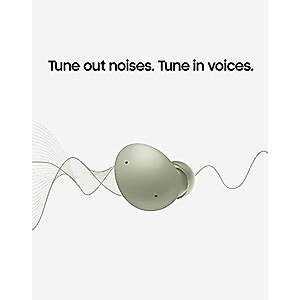 Samsung Galaxy Buds2 True Wireless Earbuds Noise Cancelling Ambient Sound Bluetooth Lightweight Comfort Fit Touch Control, International Version (Olive)