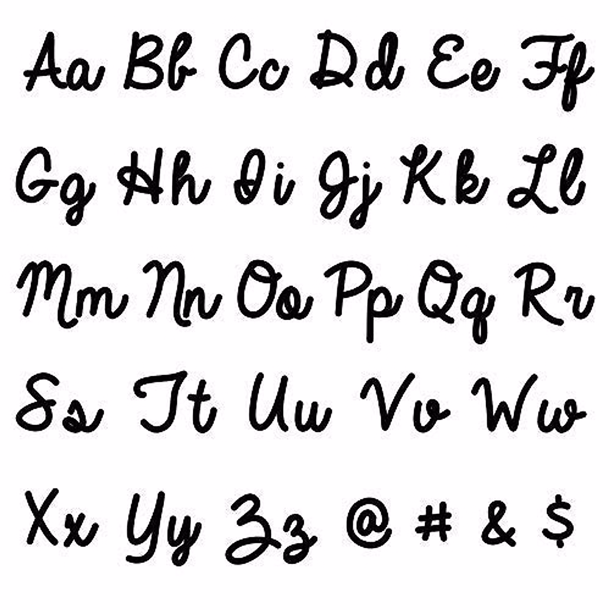 MyNameNecklace Personalized Cursive Name Pendant Necklace-Nameplate Christmas Jewelry Gift