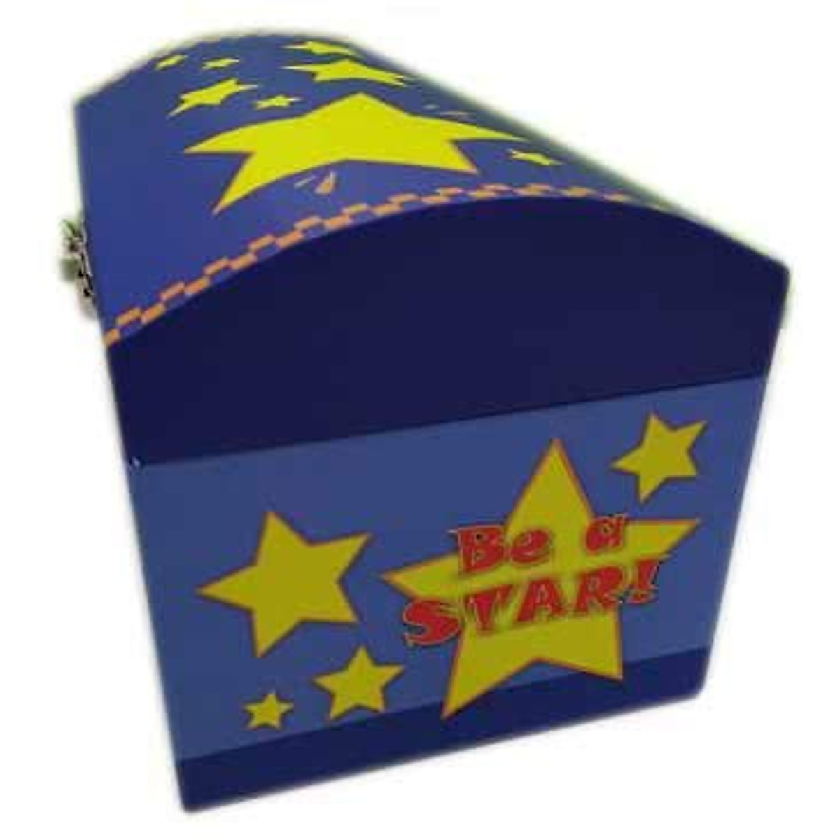 My Tiny Treasures Box Company Treasure Chest Box Desktop Size 10"x6"x6" for Teachers and Classroom Toy Prizes Awards for Star Students