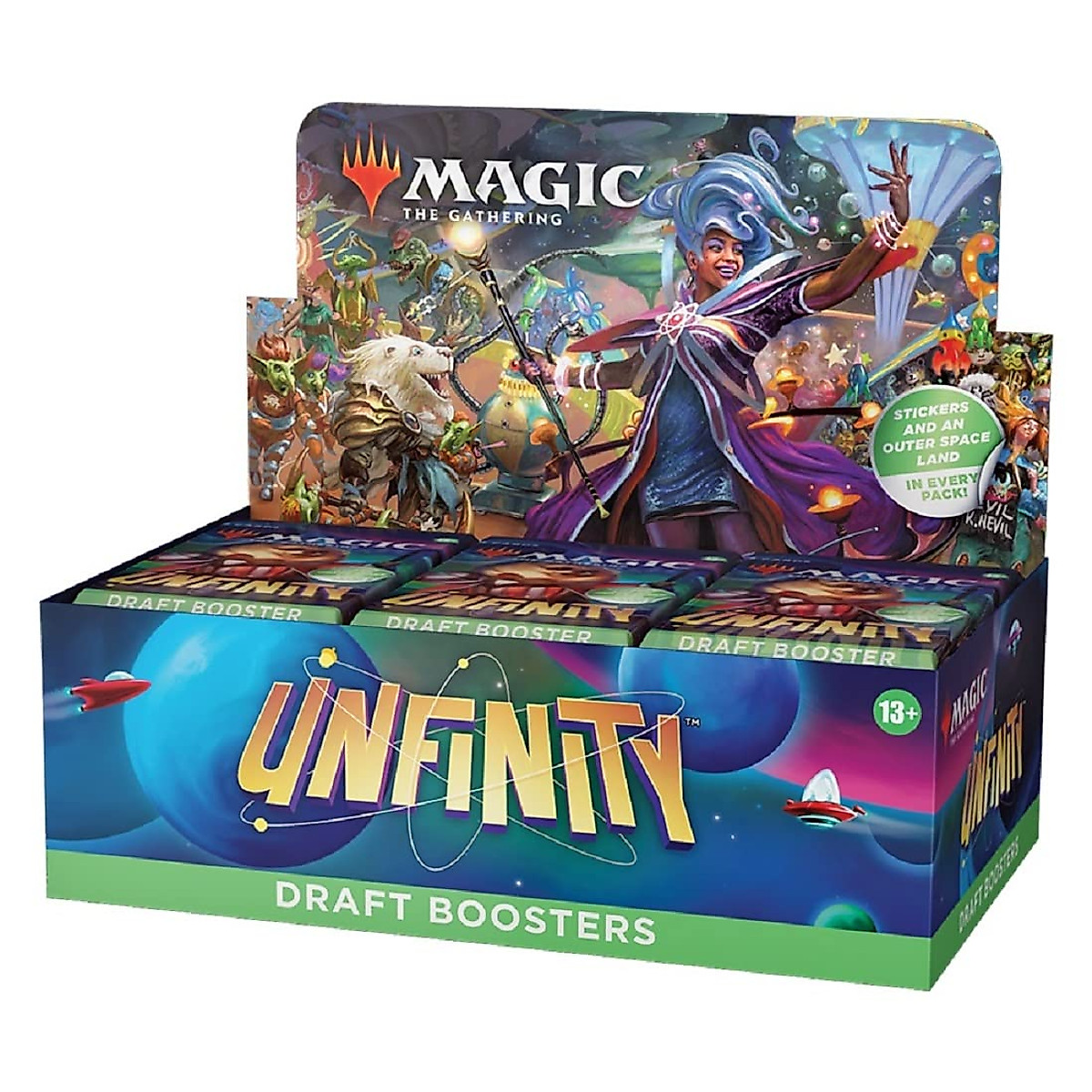 Wizards of The Coast Magic: The Gathering Unfinity Draft Booster Box | 36 Packs + Box Topper (505 Magic Cards)