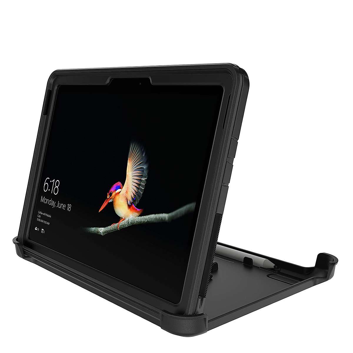 OtterBox Defender Series Case for Microsoft Surface Go 3 & Surface Go 2 (ONLY) Non-Retail Packaging - Black