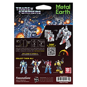Metal Earth Transformers Megatron Color 3D Metal Model Kit Fascinations