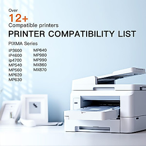 E-Z Ink (TM Compatible Ink Cartridge Replacement for Canon PGI220 PGI-220 CLI221 CLI-221 to use with MX870 MX860 MP620 MP560 MP980 (4 Large Black, 4 Cyan, 4 Magenta, 4 Yellow, 4 Small Black) 20 Pack