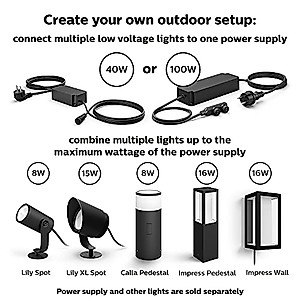 WALL LANTERN LED 9.4"H