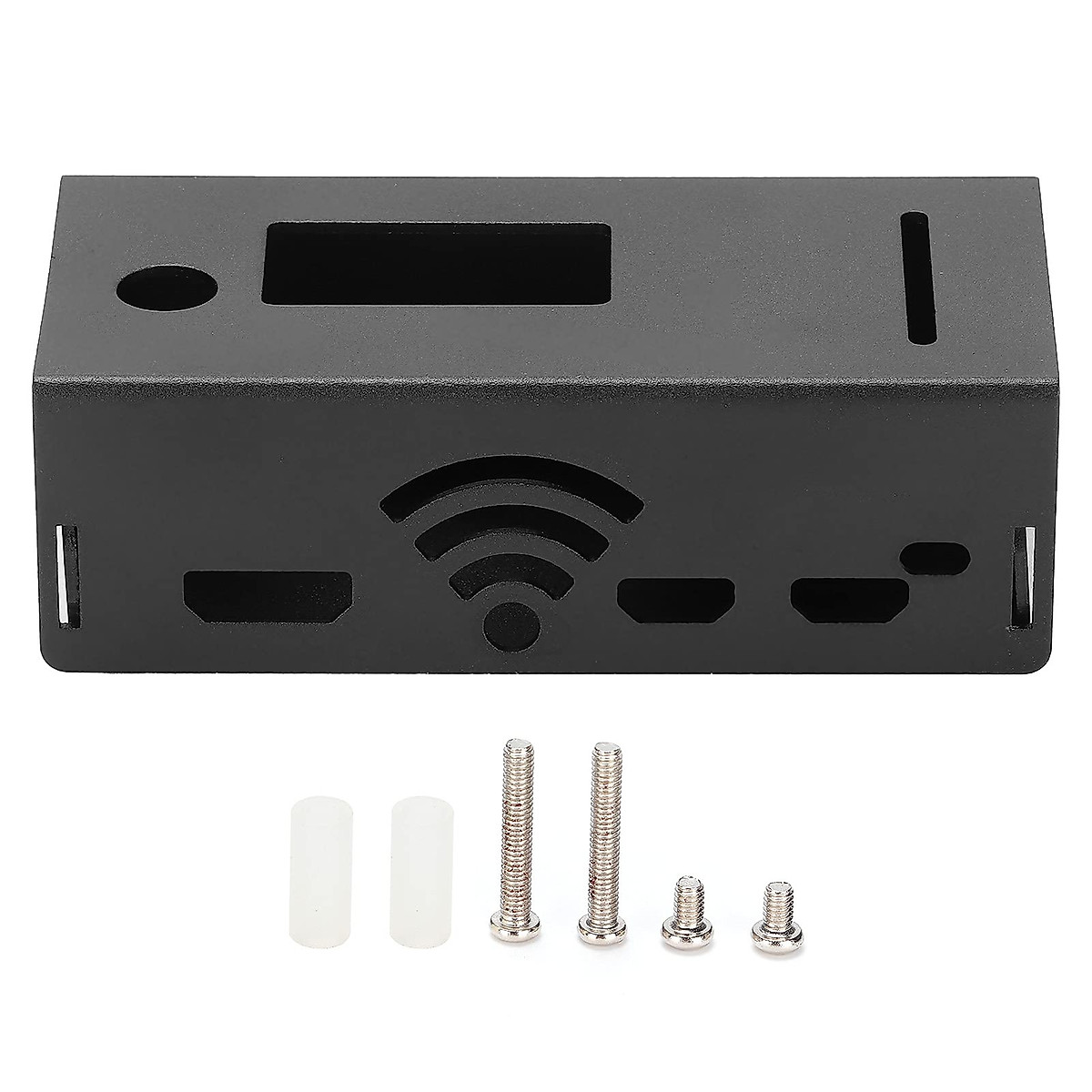 Raspberry Pi Case, Aluminum Alloy Protective Shell for RPi, for MMDVM, HD Multimedia Interface+OTG+USB Port Digital Aluminum Alloy Hotspot Case for RPi Walkie Talk