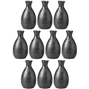 セトモノホンポ(Setomonohonpo) mgk-118058-10set-37v Tokuri, Black Iron