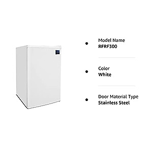 RCA RFRF300 Upright Freezer, 3.0 cu. ft, White, cf