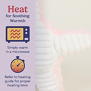 warmies Microwavable & Weighted Stuffed Animals, Starfish - Heated Stuffed Animal Plushie for Warmth & Comfort - Cute Soft Plush Toys for Adults & Children (Boys, Girls, Babies & Toddlers)