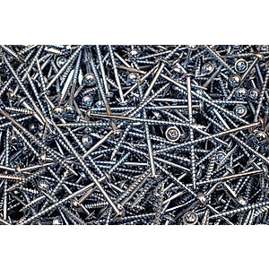 Lexar Industrial (250) Combo Drive Washer Head 8 x 3 Pocket Hole Type 17 Coarse Wood Screw N.8