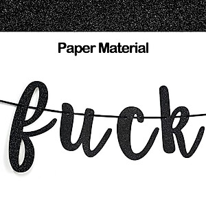 Black Glitter Fuck I'm 30 Banner, Cheers to 30 Years/Holy Shit You're 30/Happy 30th Birthday/Rip Twenties, 30th Birthday Party Decorations
