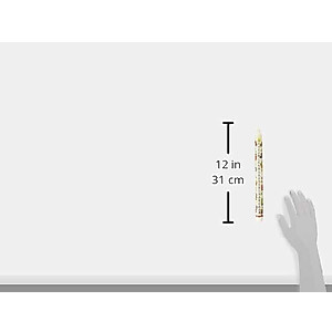 Alexander Taron 5001W German Countdown Tradition Winter White Wax Christmas Advent Candle,Gray,12 inch