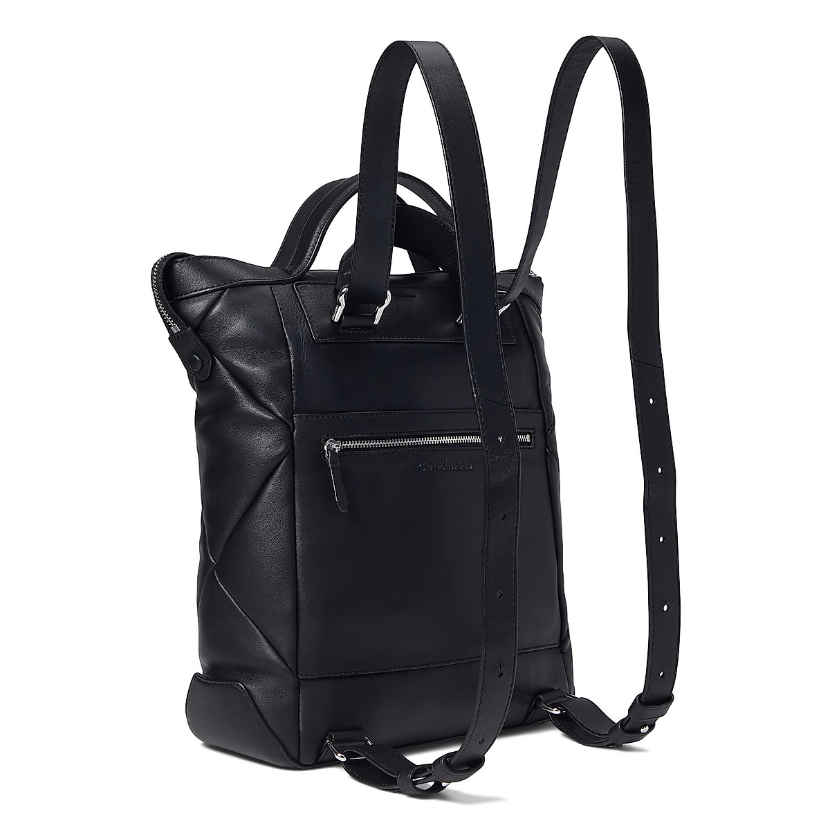 Cole Haan Small Grand Ambition Puff Convertible Backpack Black One Size