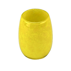 Totally Blown Glassworks Votive Candle Holder, Tea-light, Handmade Blown Glass, Accent Vase, Centerpiece, Home Decor, Artist Dehanna Jones, Seattle, WA. (Yellow Tequila Sunrise)